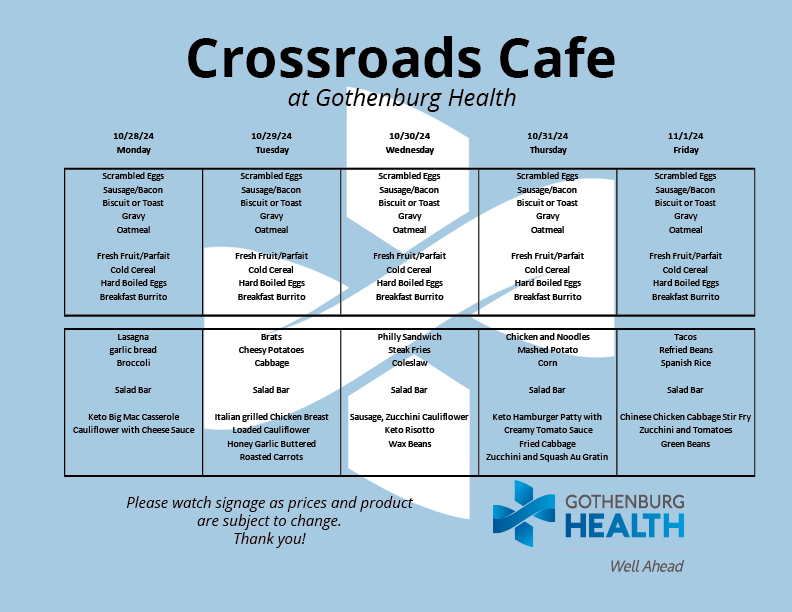 Crossroads Cafe | Gothenburg Health - Well Ahead
